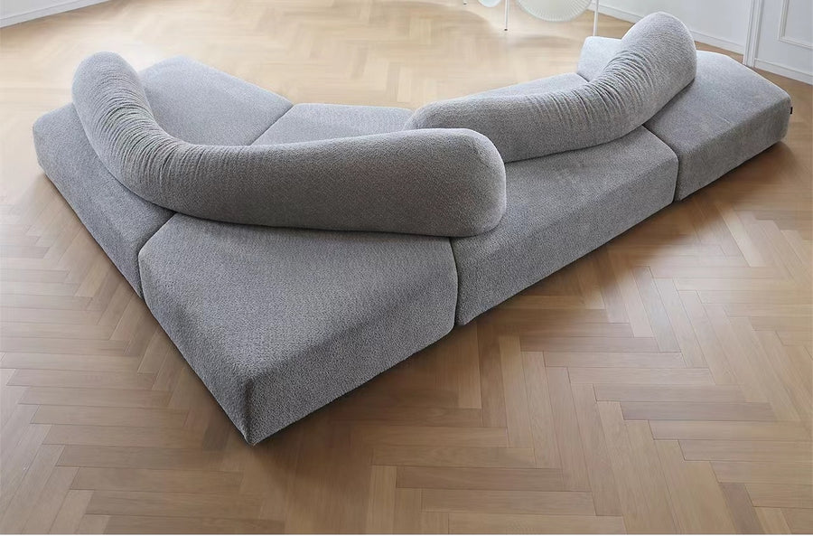 Italian Luxury Modern On the Rocks 4 Pieces Sectional Sofa – Hooseng ...