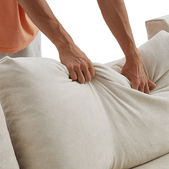 Teaka Boutique Family Set with Double Chaise Sectional – Hooseng Furniture