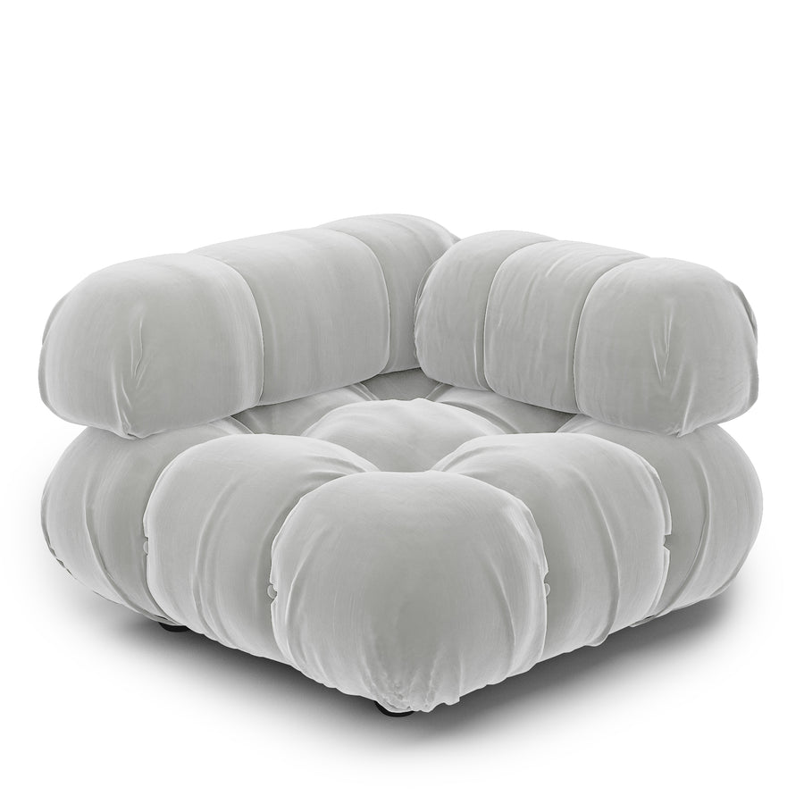 Superior Velvet Modular Mario Bellini Single Corner Chair | Hooseng ...